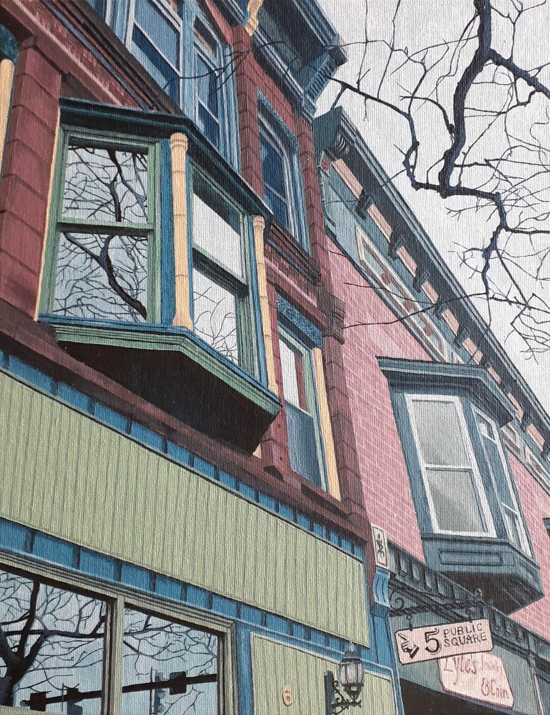 Medina Square / Original Realism Cityscape Painting: Color Print / Copy ...