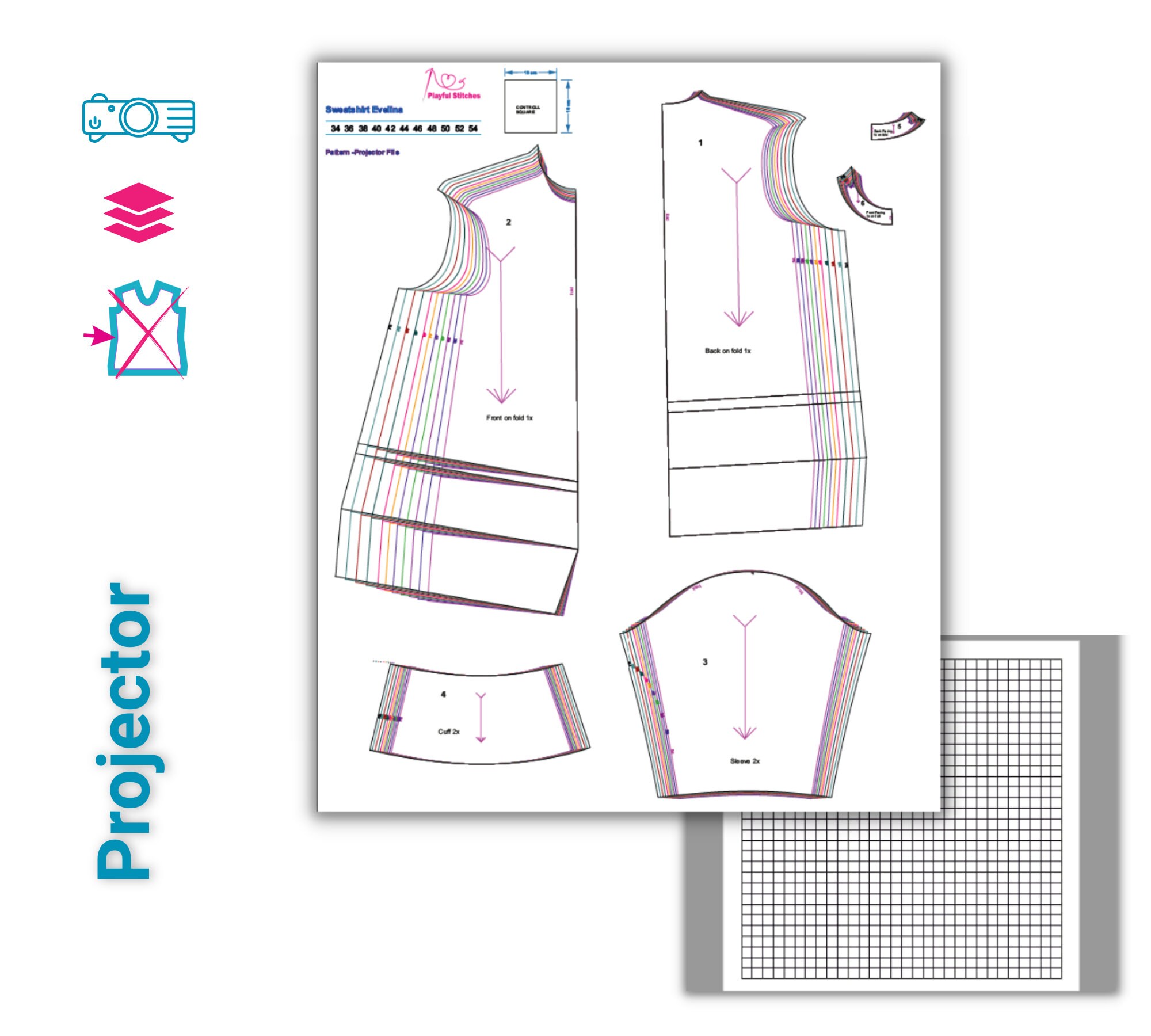 Sweatshirt Evelina | PDF Sewing Pattern + Step by Step Tutorial - Etsy