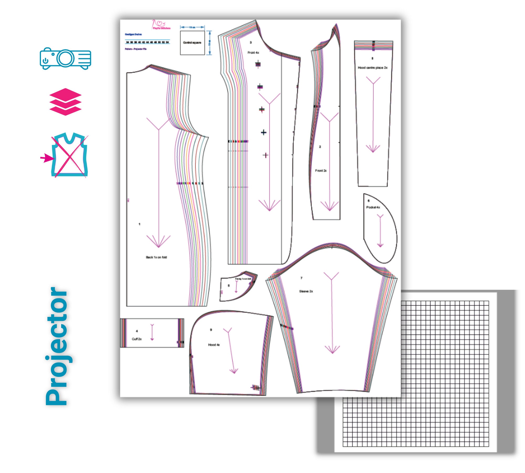 Coatigan Darina | PDF Sewing Pattern + Step by Step Tutorial - Etsy