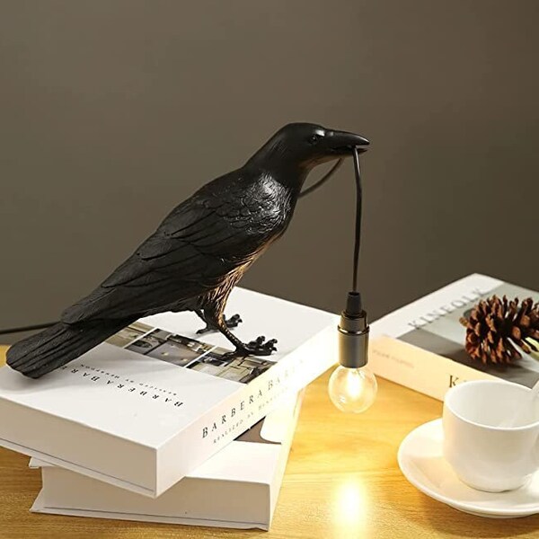 Raven Lamp - Etsy