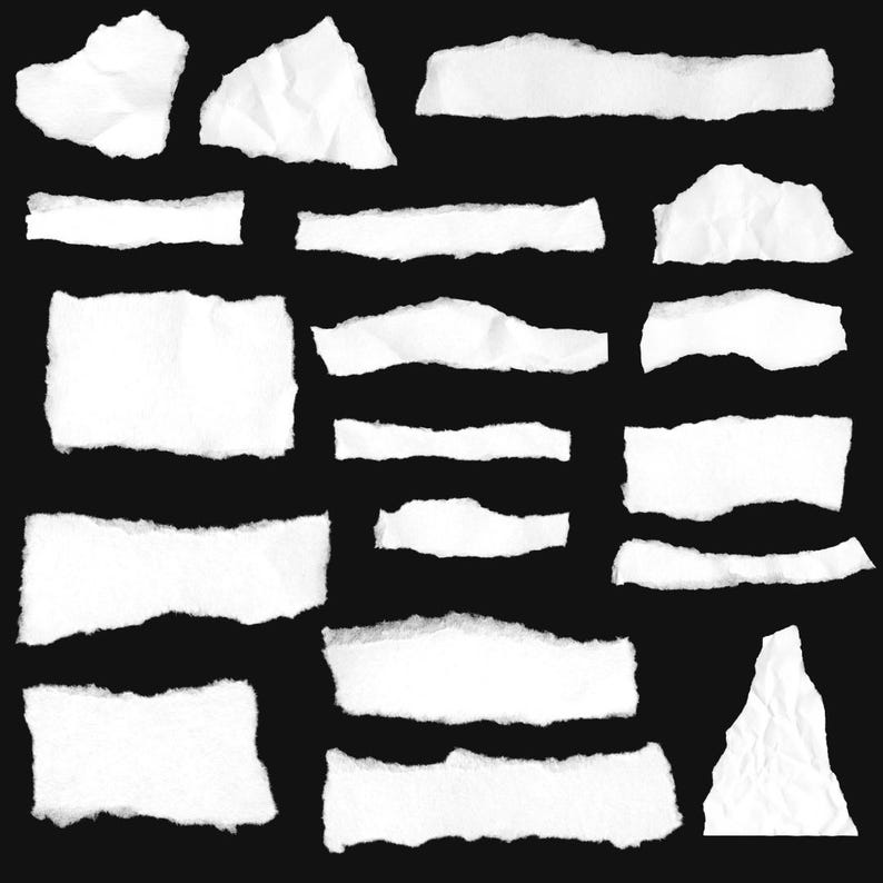 Bleach Effect Distressed Torn Edge Frame Bundle Photo Collage ...