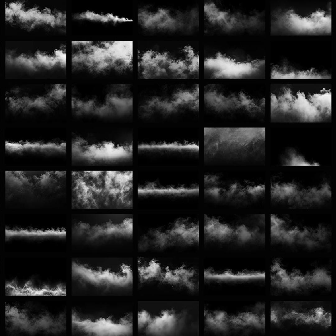 200 Digital FOG OVERLAY for PHOTOGRAPHY, Cloudy Smoke Overlay, Mist ...