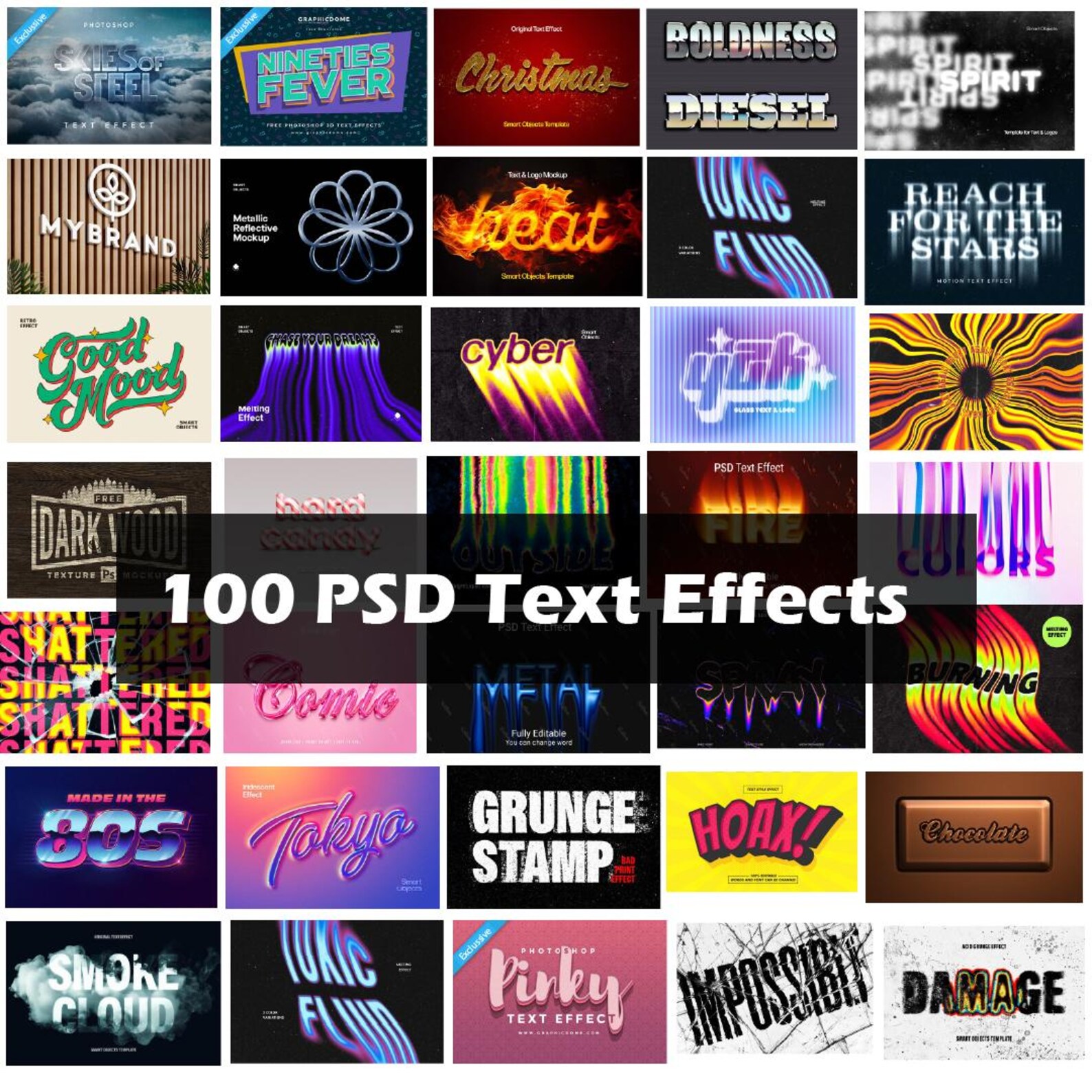 Mega Photoshop Bundle Premium Assets for Graphic Designer, Photoshop ...
