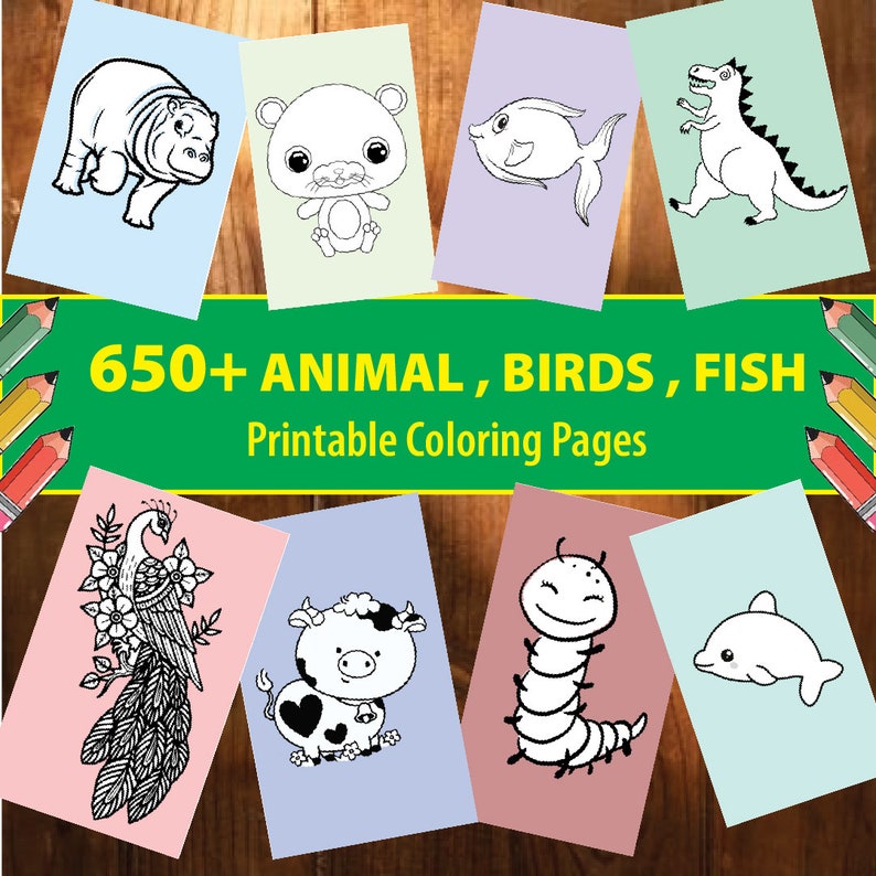 650 Easy Coloring Pages for Kids, Toddlers, Preschoolers Toddlers ...