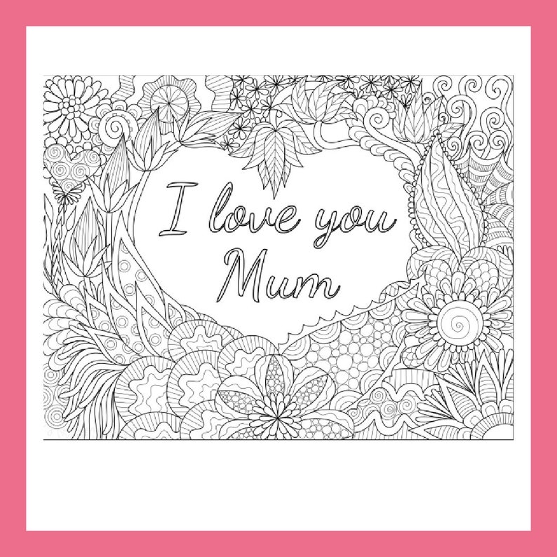 Mother's Day Printable, All About My Mom, Mothers Day Gift, Card for ...