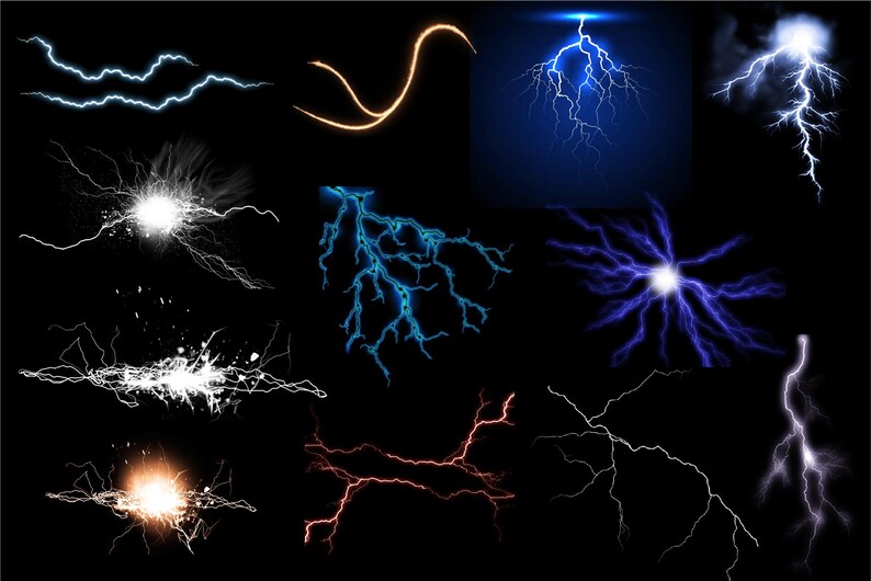150+ Lightning Bolt Textures PNG, Electric Flash PNG, Thunder Png ...