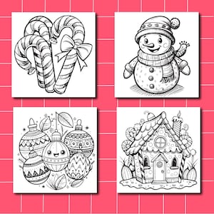 Cozy Christmas Coloring Pages Printable Bold Easy Holiday Coloring ...