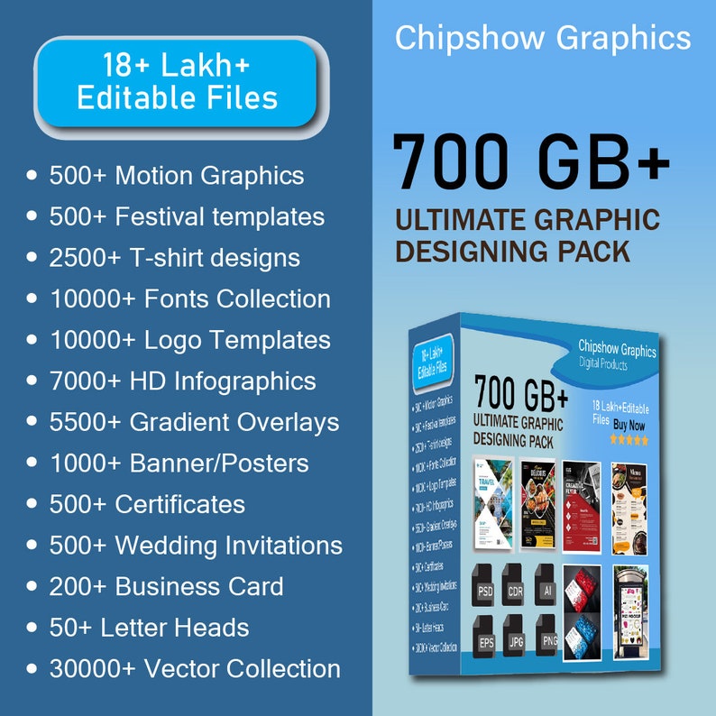 Buy 700 GB Ultimate Graphic Bundle : Editable Files Banners , Flyers ...