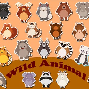 250+ Animal Sticker Bundle PNG, Cute Kawaii, Animals Head, Kawaii PNG ...