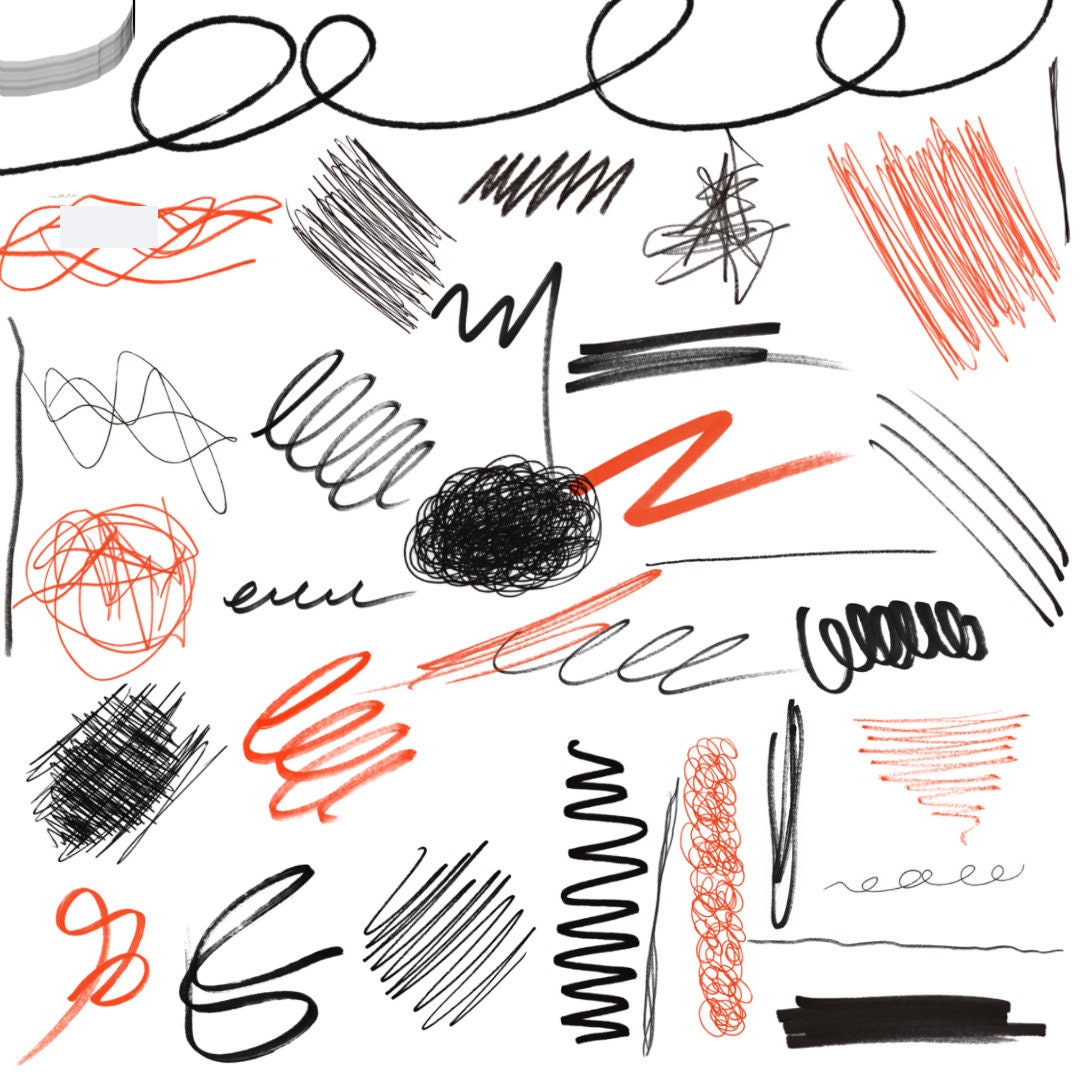 500+ Scribble Photoshop Brushes, Micron, Fineliners, Stipple Brushes ...