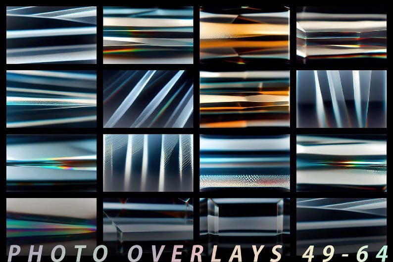 80 Glass Reflection Photo Overlays Digital Images, Light Overlay, Prism ...