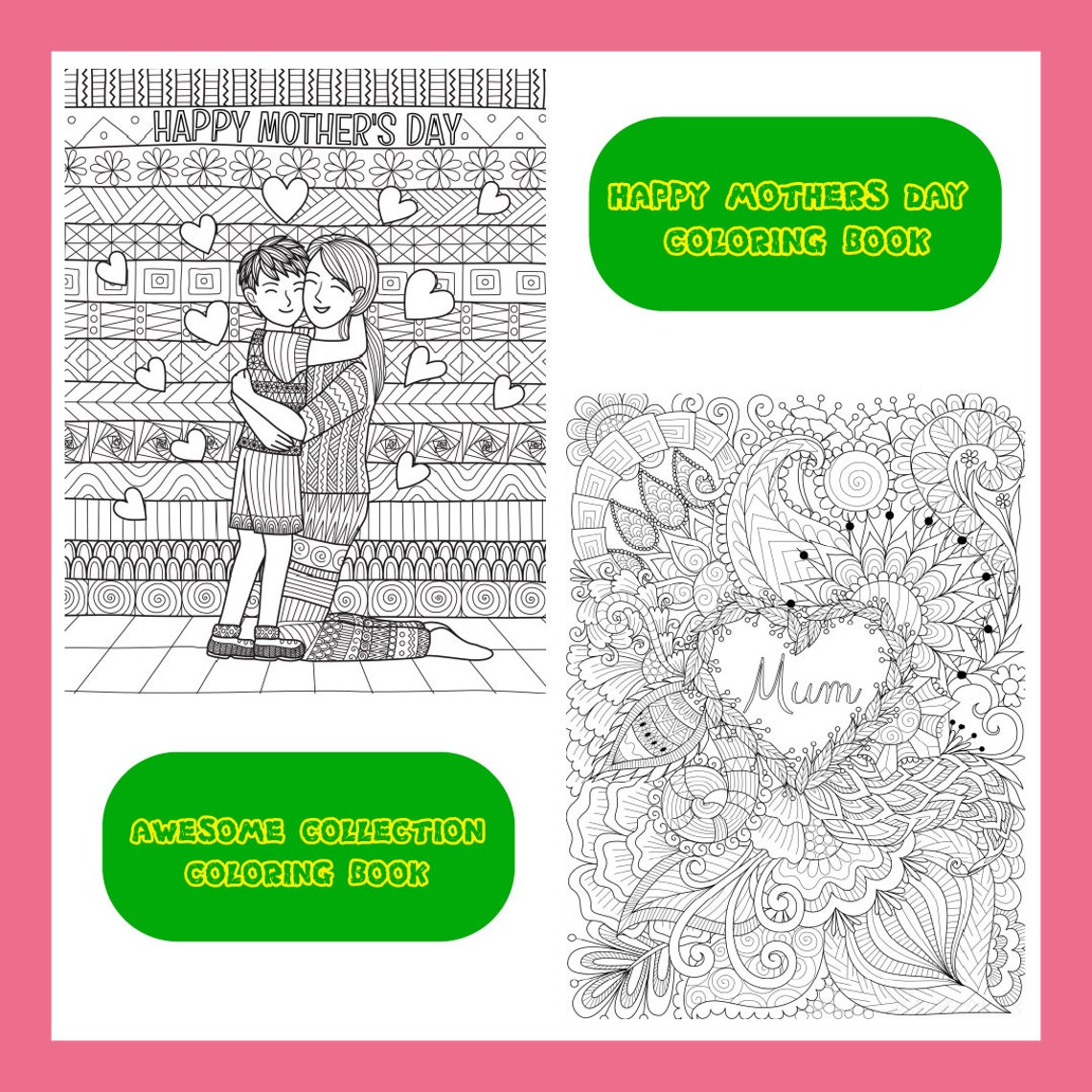 Mother's Day Printable, All About My Mom, Mothers Day Gift, Card for ...