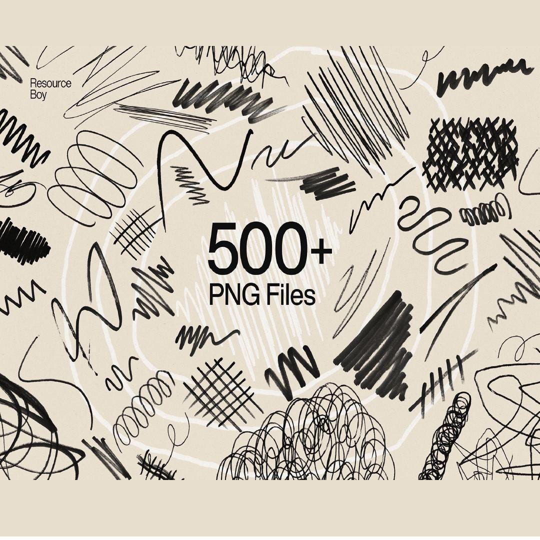 500 Scribble Textures , Scribble PNG , Doodle Art, Hand Drawn Png ...