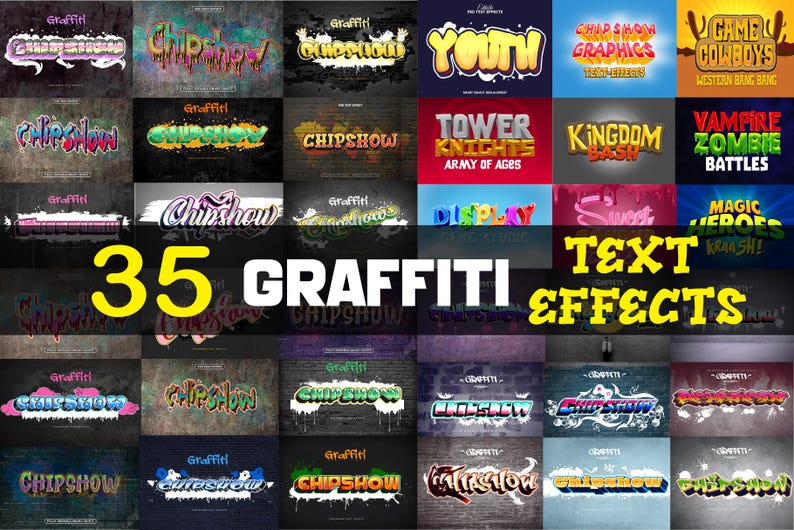 35 Graffiti Text Effects, Photoshop Text Effects, Wall Text Effects ...