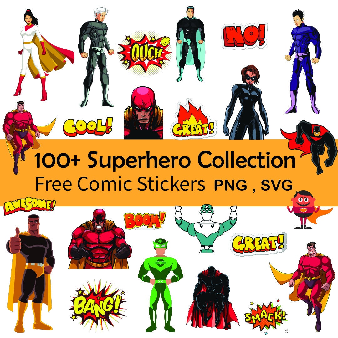 Superhero Svg, Captain America Svg Bundle, Superhero Png, Superhero ...