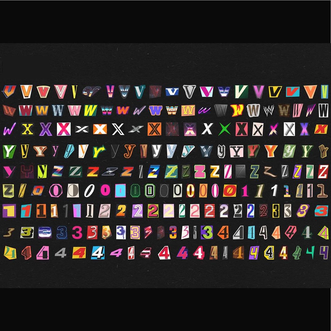 Printable Ransom Note Letters, Random Letters, Alphabet Letters ...