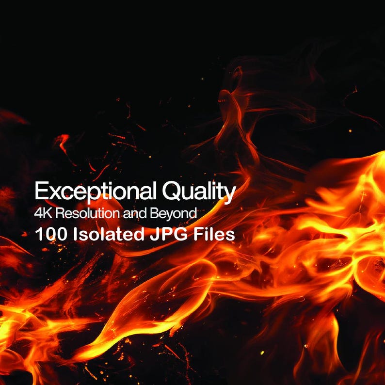 100 Fire Flames Overlays Collection • Vibrant Fire Flames for Intense ...
