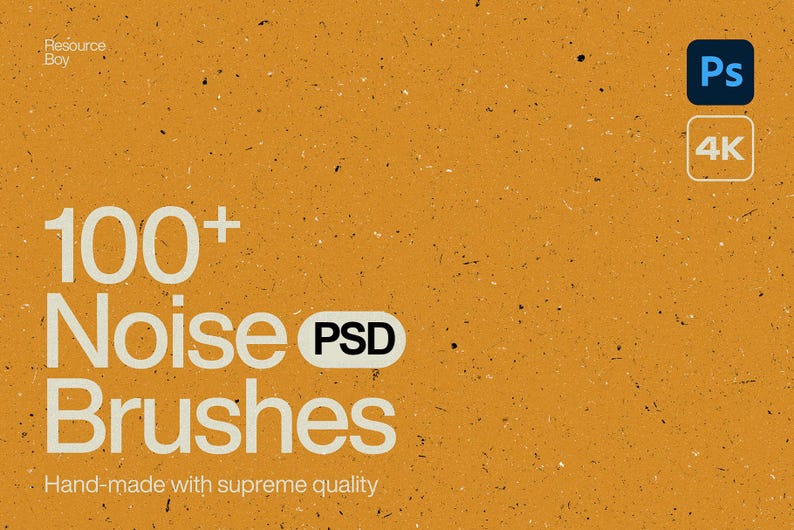 100+ Noise & Grain Photoshop Brush Set , Noise Effect, Noise Brush ...