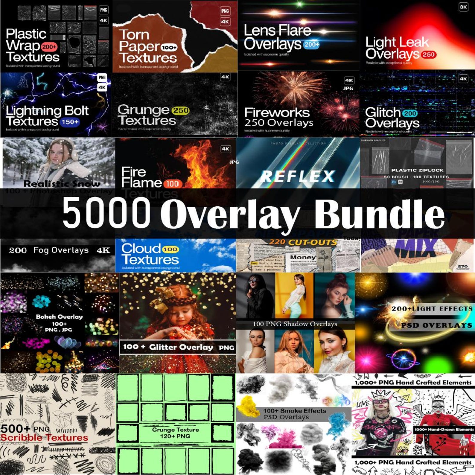 Mega Photoshop Bundle Premium Assets for Graphic Designer, Photoshop ...