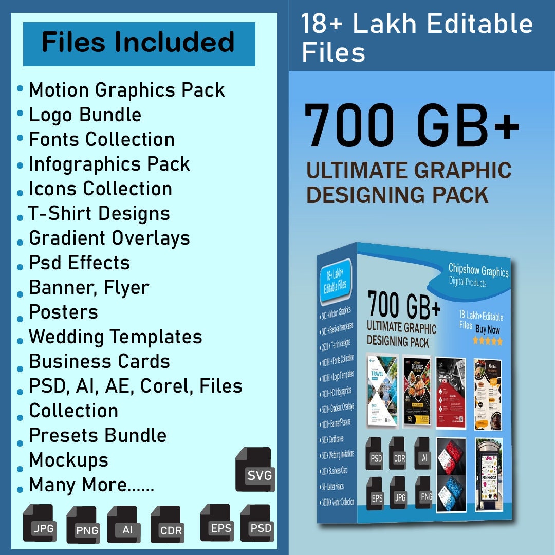 700+ GB Ultimate Graphic Bundle : Editable Files | Banners , Flyers ...