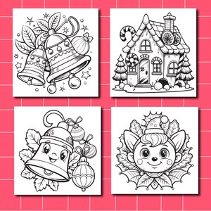 Cozy Christmas Coloring Pages Printable Bold Easy Holiday Coloring ...