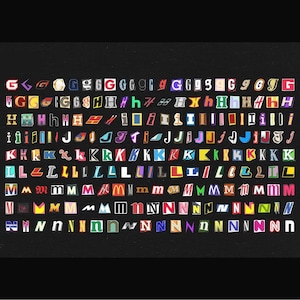 Printable Ransom Note Letters, Random Letters, Alphabet Letters ...