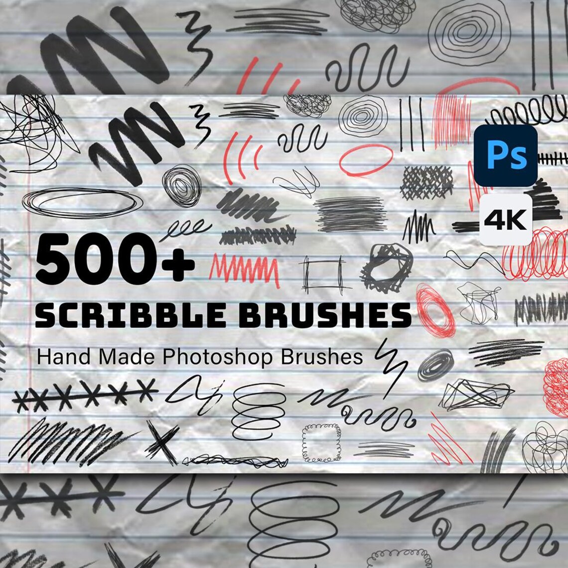 500+ Scribble Photoshop Brushes, Micron, Fineliners, Stipple Brushes ...