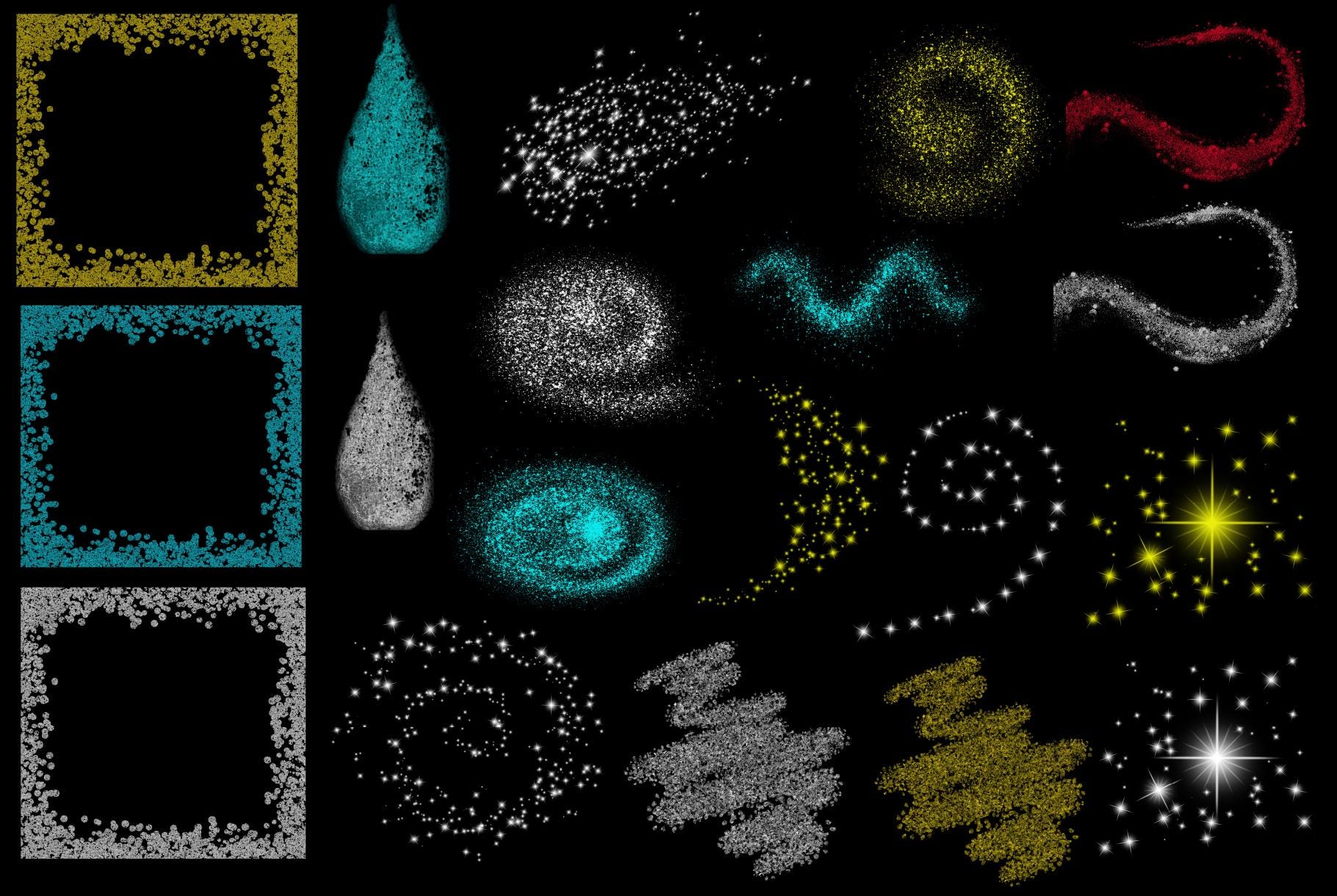200+ Sparkle Brush, Photoshop Brush, Sparkle Textures, Glitter Brush ...