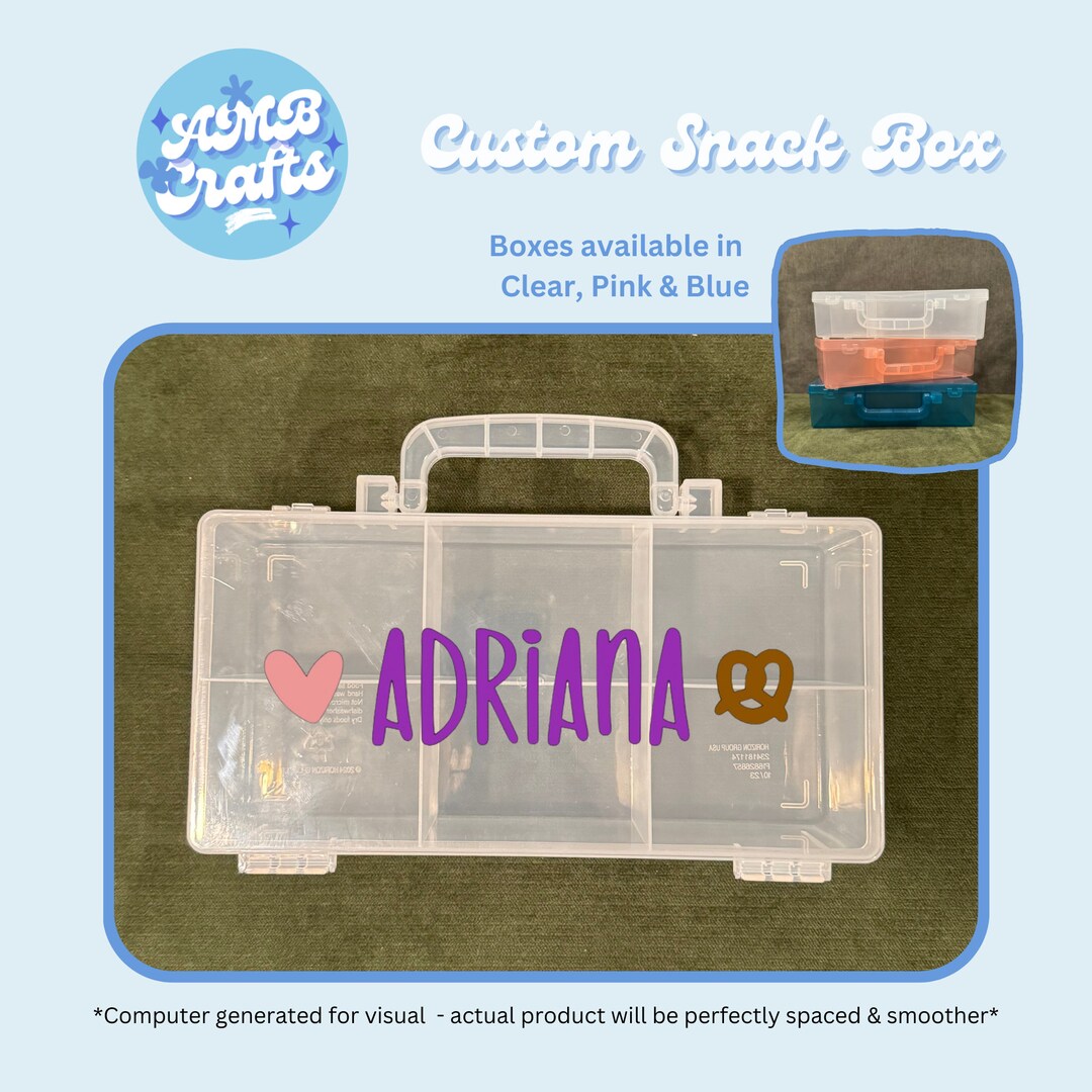 Personalized Snackle Box, Custom Snack Box, Charcuterie Box, Travel ...
