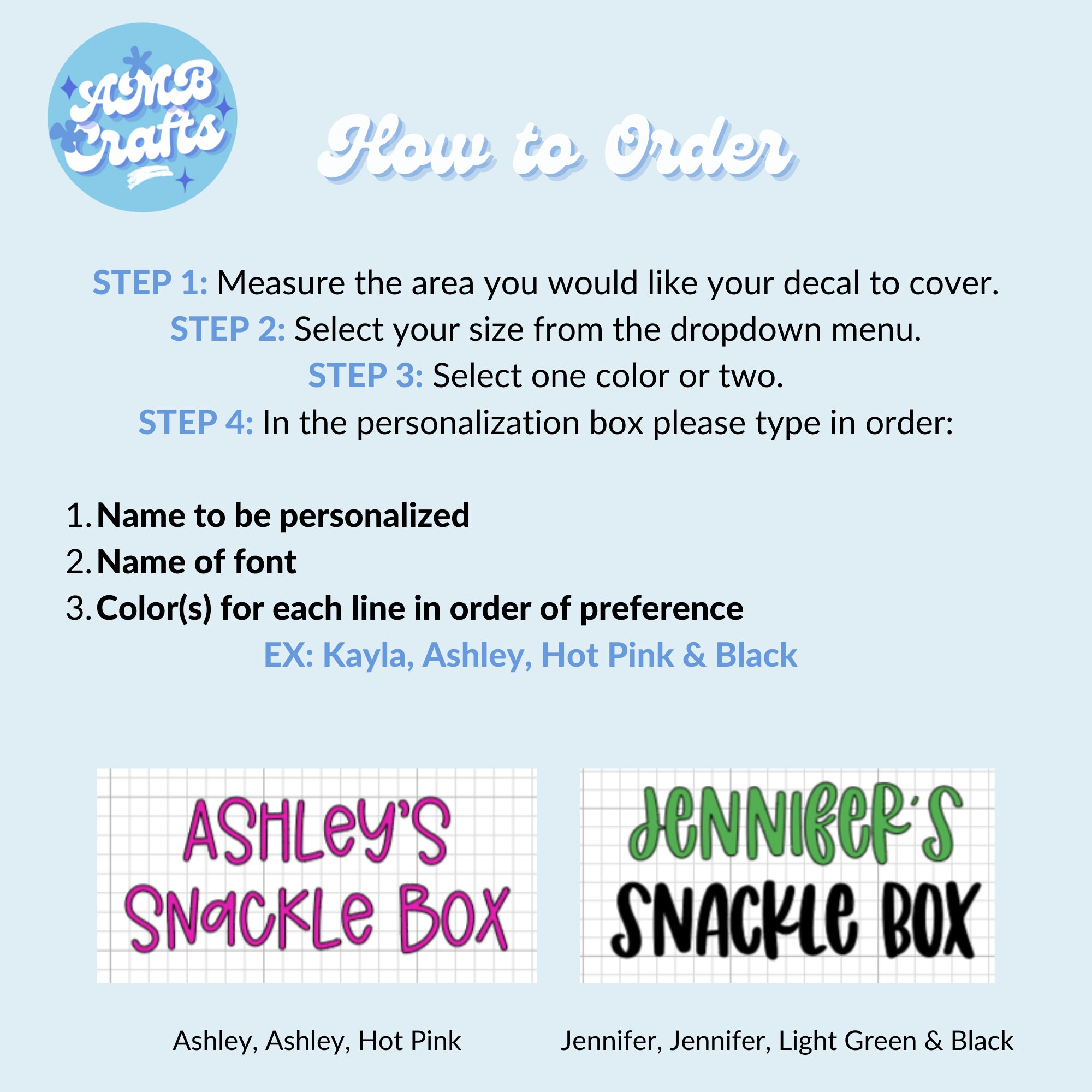 Personalized Snackle Box Decal Snack Box Decal Charcuterie - Etsy