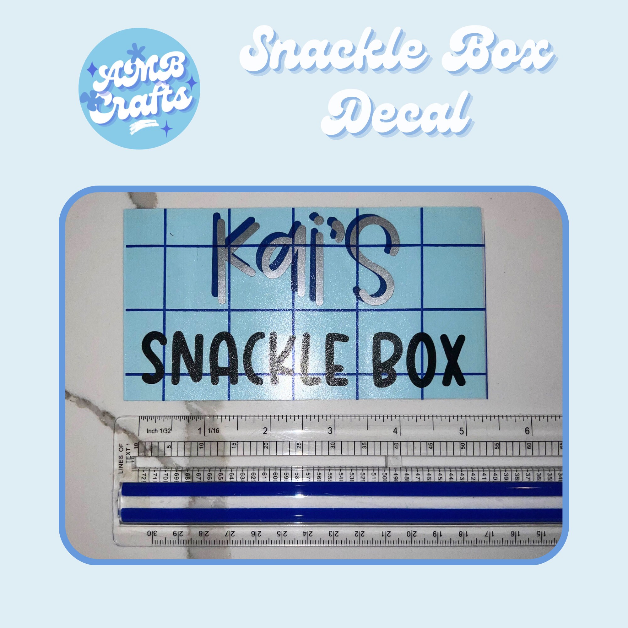 Personalized Snackle Box Decal Snack Box Decal Charcuterie - Etsy