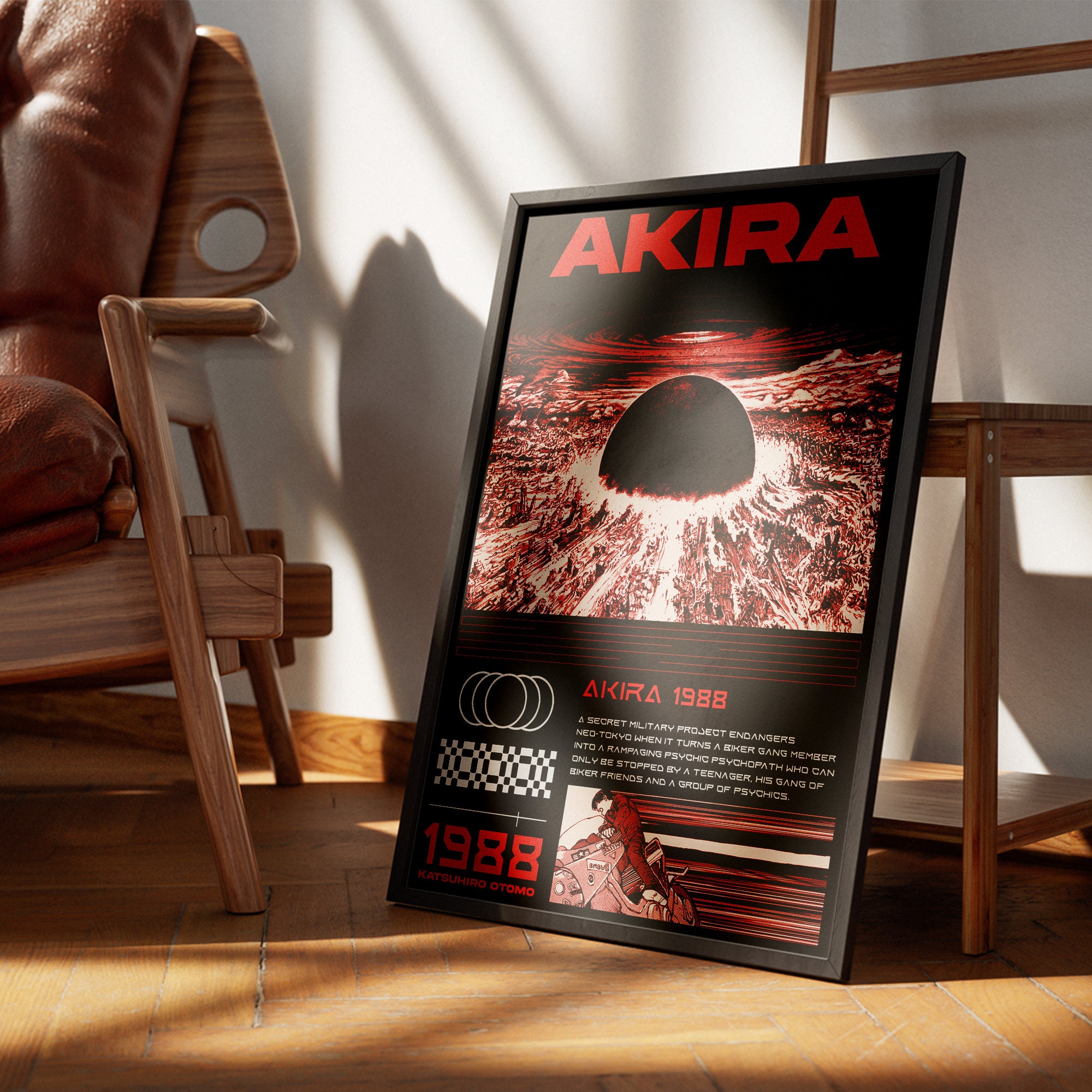 FSX Akira Poster Futuristic Poster Design Future Print Design Japanse ...