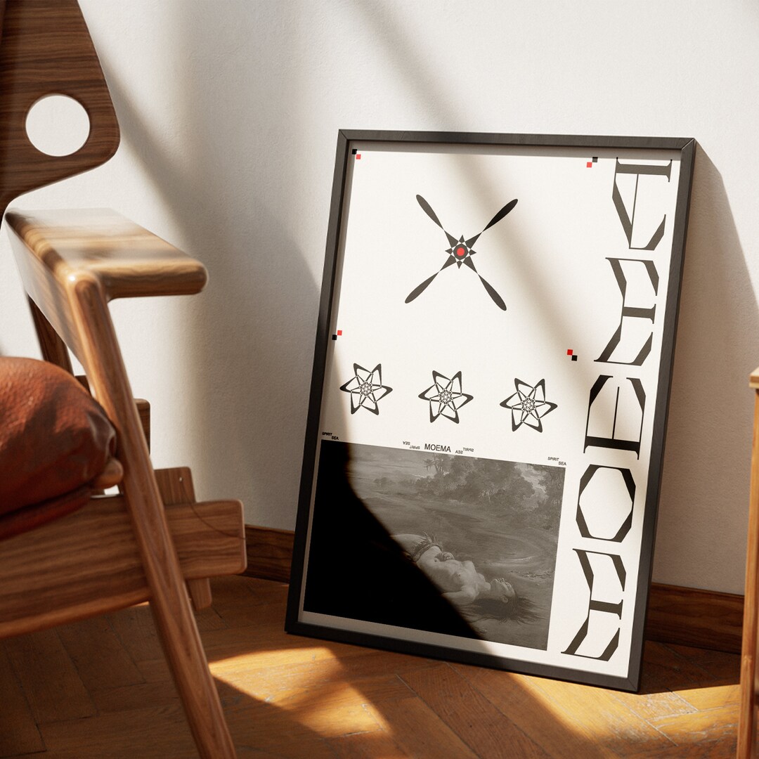 FSX Moema Poster Futuristic Poster Design Swiss Print Design Paint ...