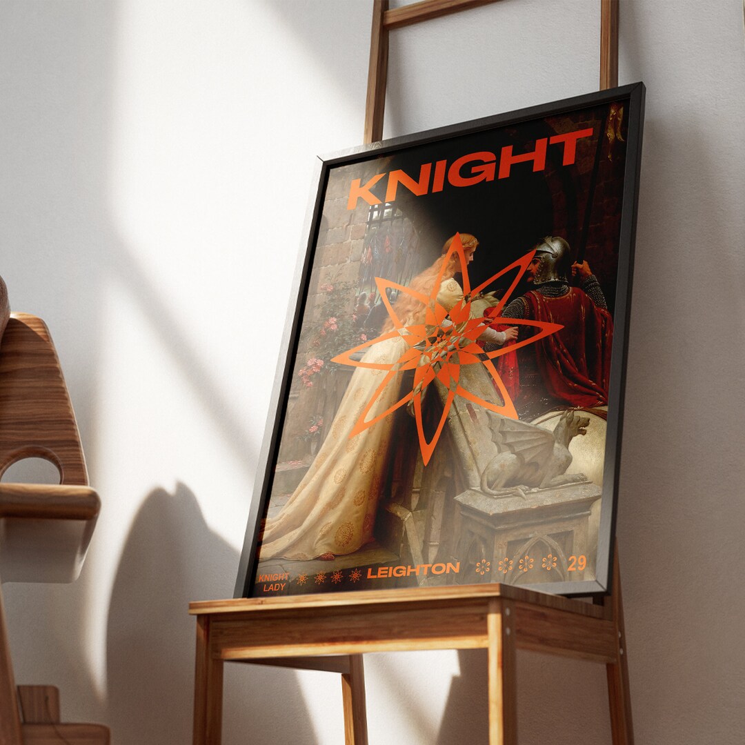 FSX Knight Poster Futuristic Poster Design Swiss Print Design Paint ...