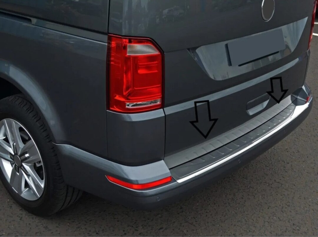 Volkswagen Transporter T6 Rear Bumper Threshold Stainless Steel 2015 UP ...