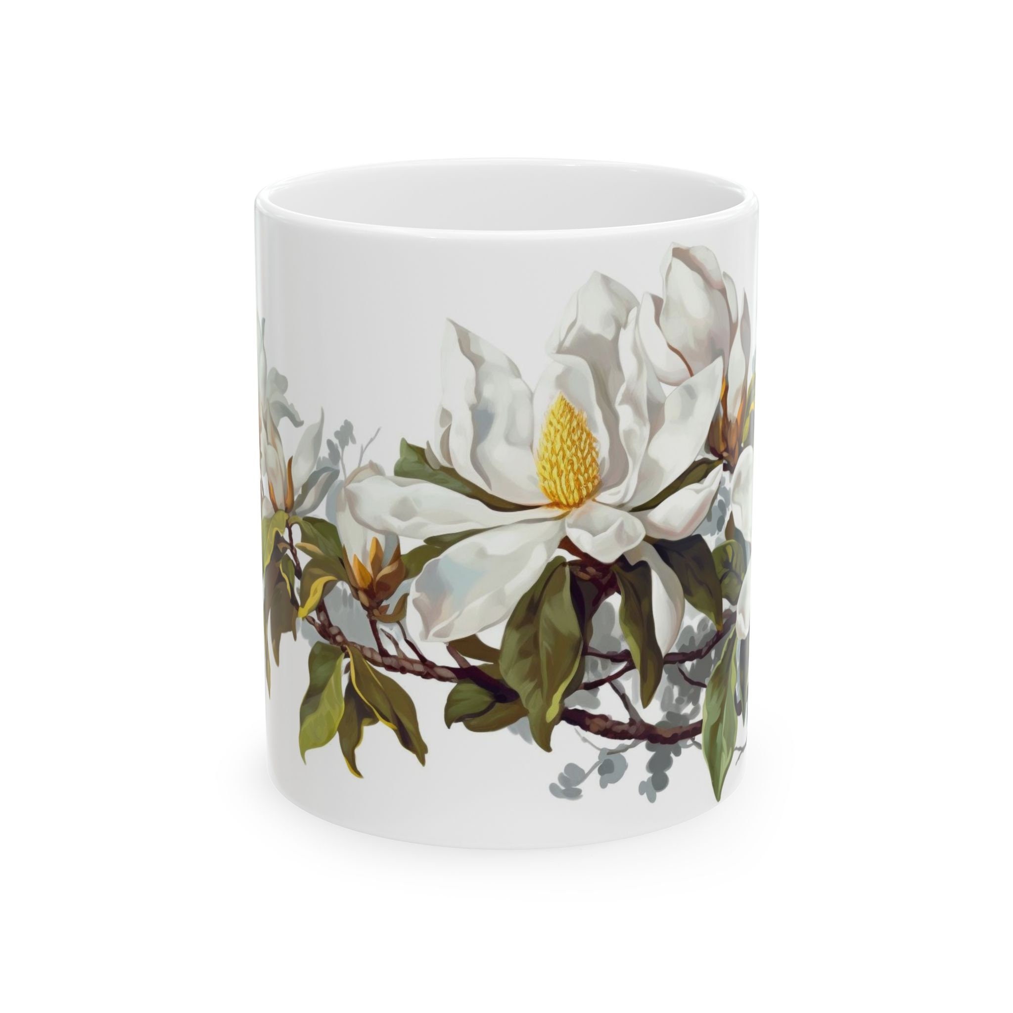 Southern Magnolia Mug, Magnolia Coffee Mug, Mug for Mom, Pressed ...
