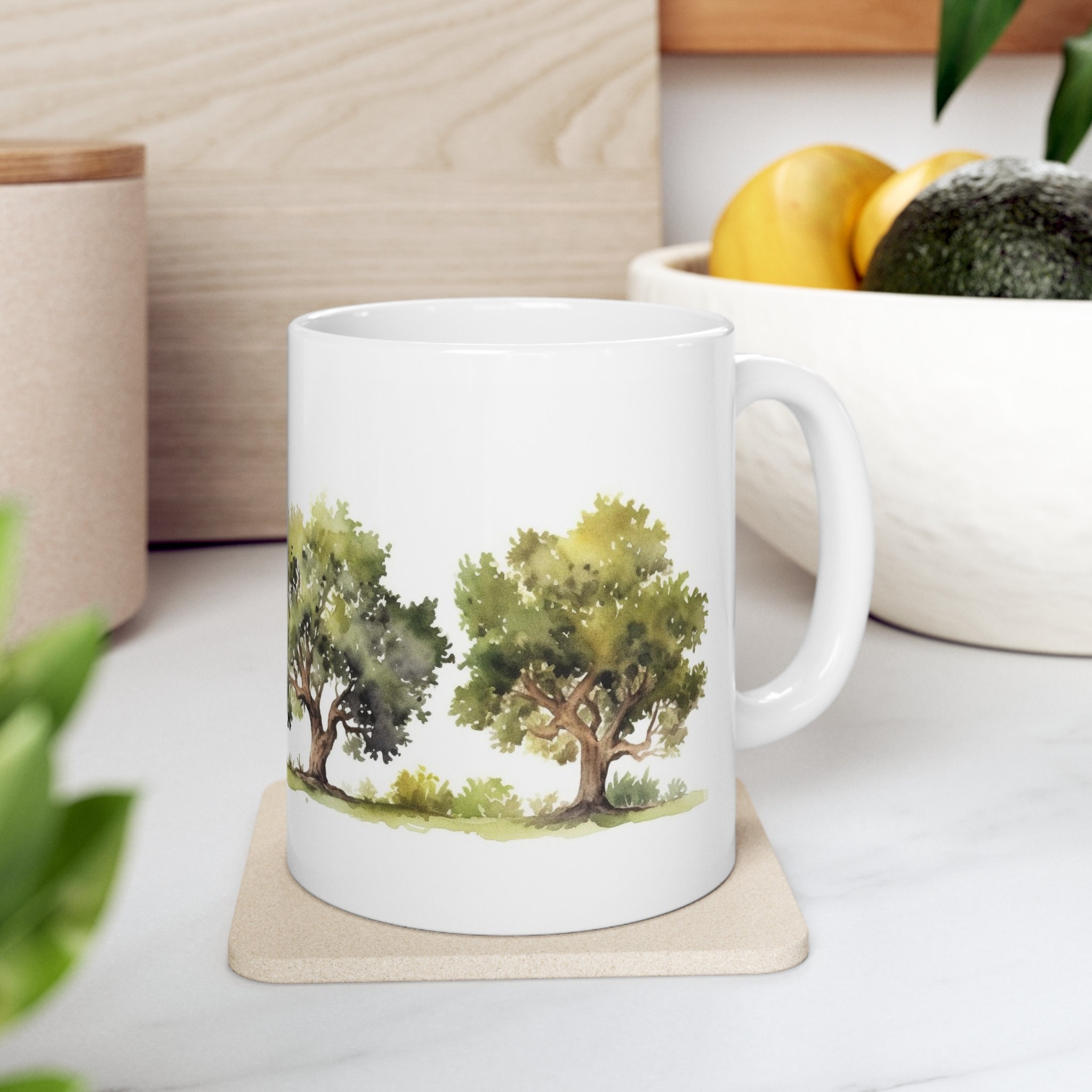Oak Tree Mug, Oak Tree Lover Gift, Tree Lover Gift, Oak Tree Coffee Mug ...