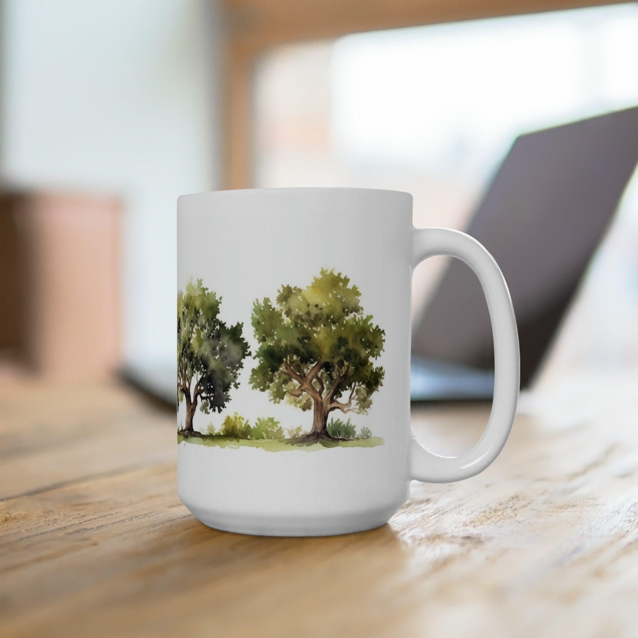 Oak Tree Mug, Oak Tree Lover Gift, Tree Lover Gift, Oak Tree Coffee Mug ...