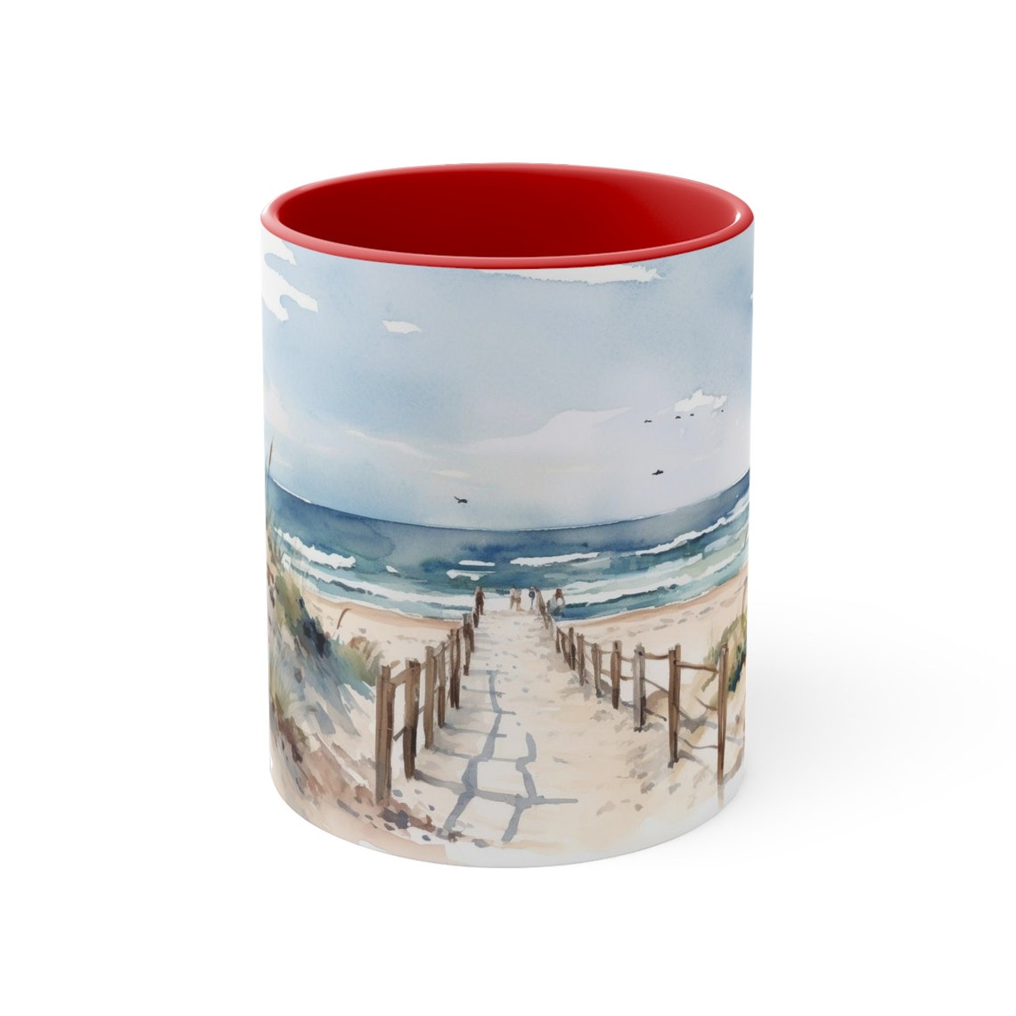 Beach Mug Coastal Mug Beach Wedding Favor Gift Beach House - Etsy