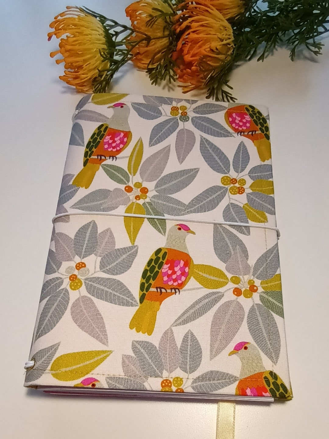 Australian Themed Travellers Notebook Styled Journal, A5, Reuseable, Fabric Cover. - Etsy