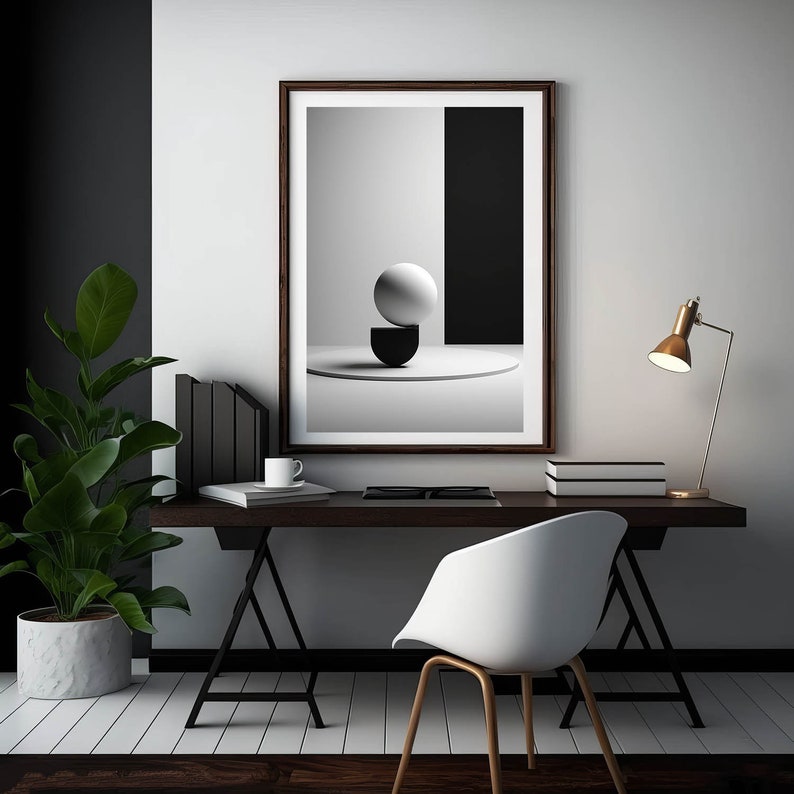 Set of 3 Minimalist Art Prints. Wall Art. Digital Prints. Home Design ...