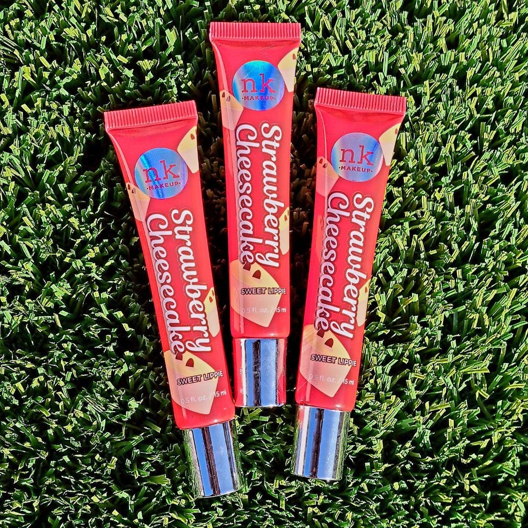 NK Nicka K Makeup Sweet Lippie Lipgloss - Strawberry Cheesecake - Etsy