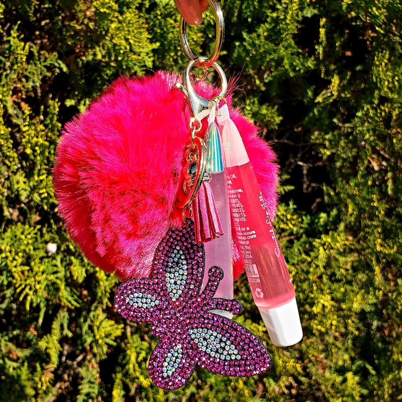 Lipgloss Keychain - Etsy