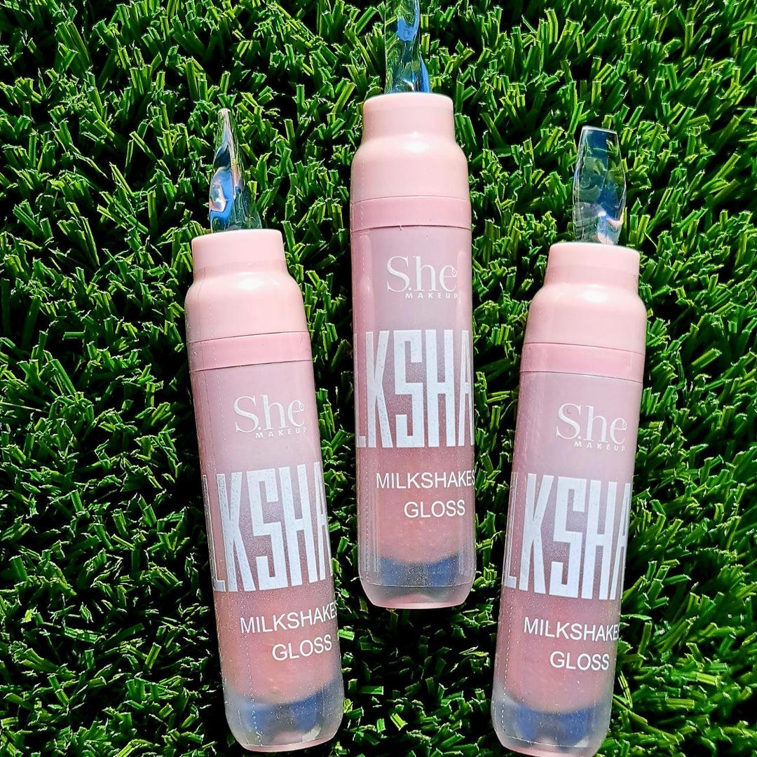 S.he Lip Treatment Milkshakes Gloss - Strawberry - Etsy