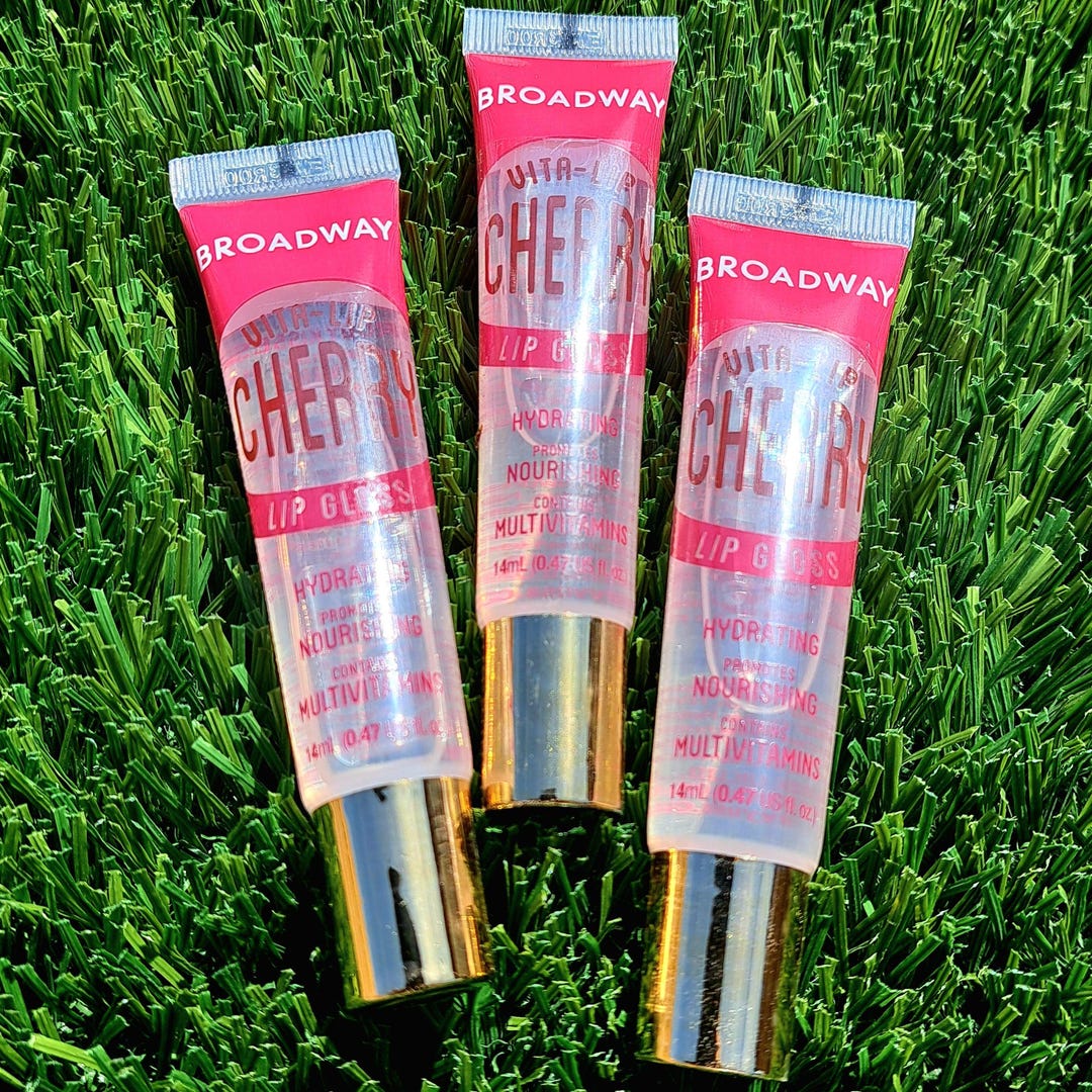 Broadway Vita-lip Clear Lip Gloss - Cherry - Etsy