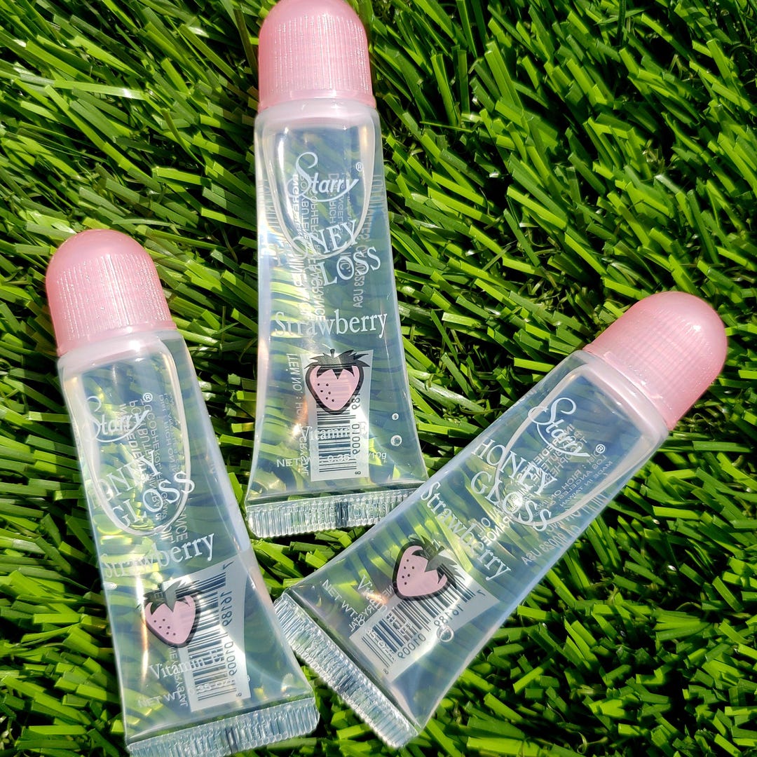 Starry Honey Crystal Clear Lipgloss - Strawberry - Etsy