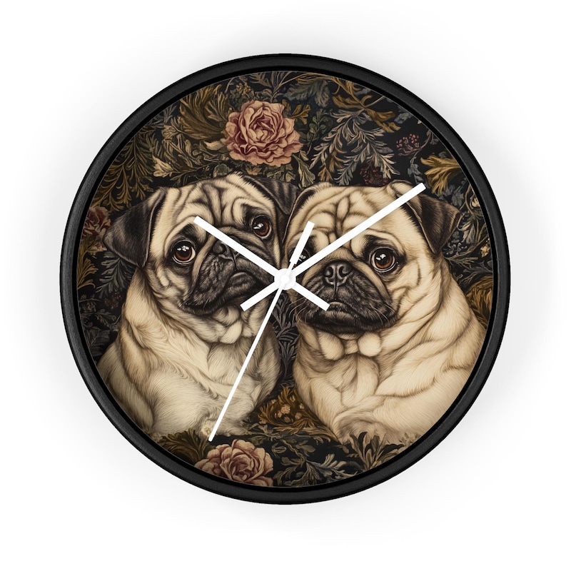 Pug Clock - Etsy