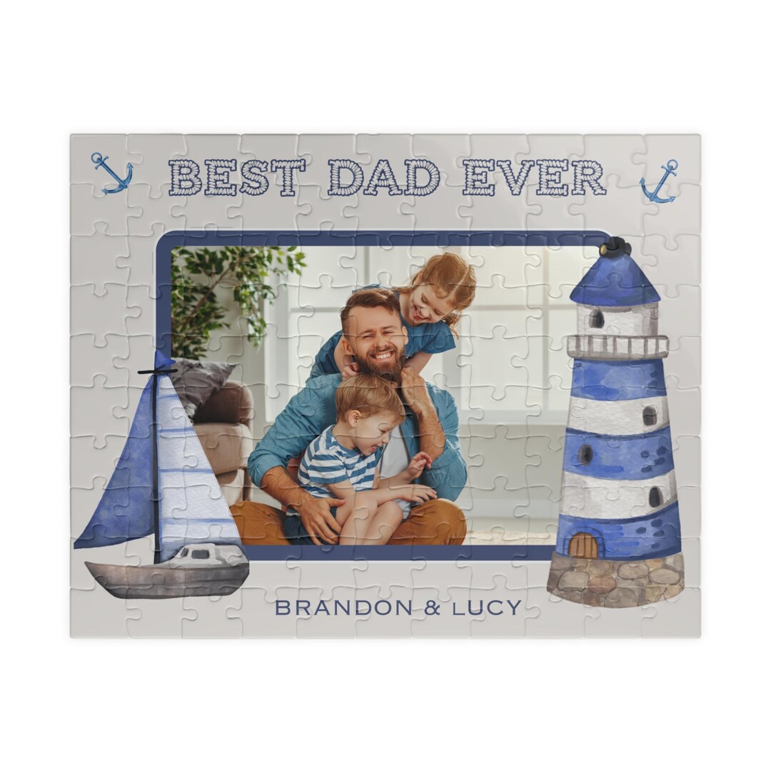 Customizable Father's Day Puzzle, Personalized Gift for Dad, Dad Puzzle ...