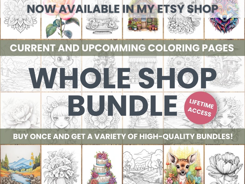 30 Printable Flower Coloring Pages Coloring Book Adults - Etsy México