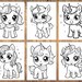 50 Unicorn Coloring Page Bundle, Cute Horse Coloring Book, Fantasy ...
